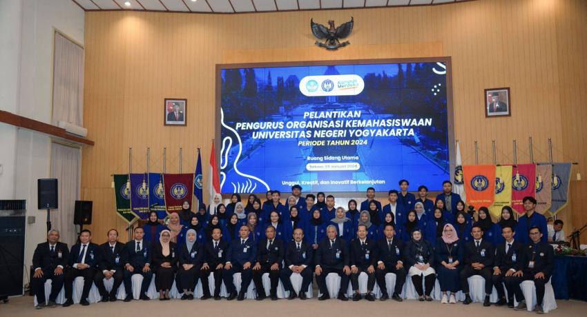 Pelantikan Pengurus Ormawa UNY Periode Tahun 2024 | Universitas Negeri Yogyakarta